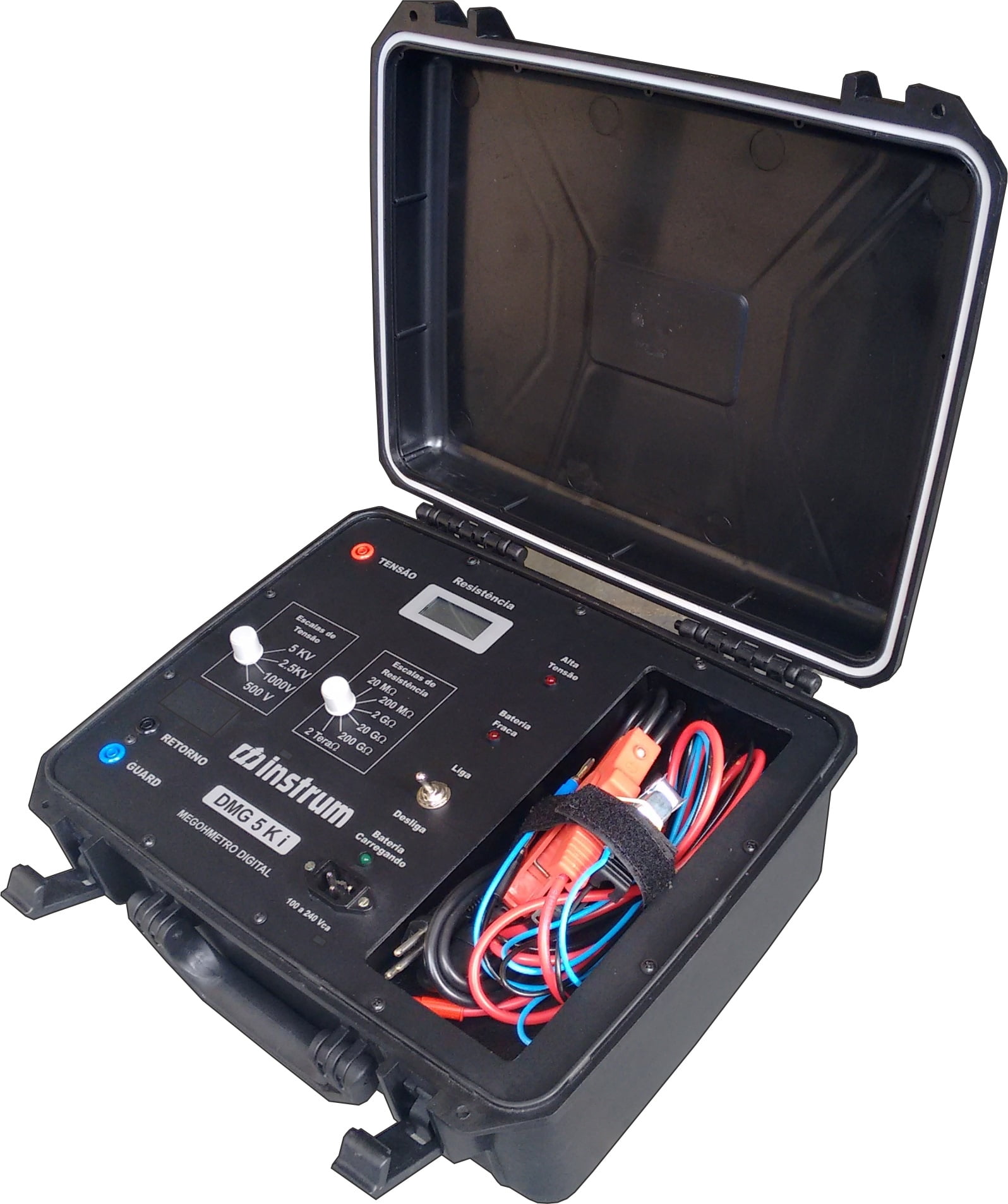 Megômetro (2TΩ/5KV) Instrum DMG-5Ki - Itest